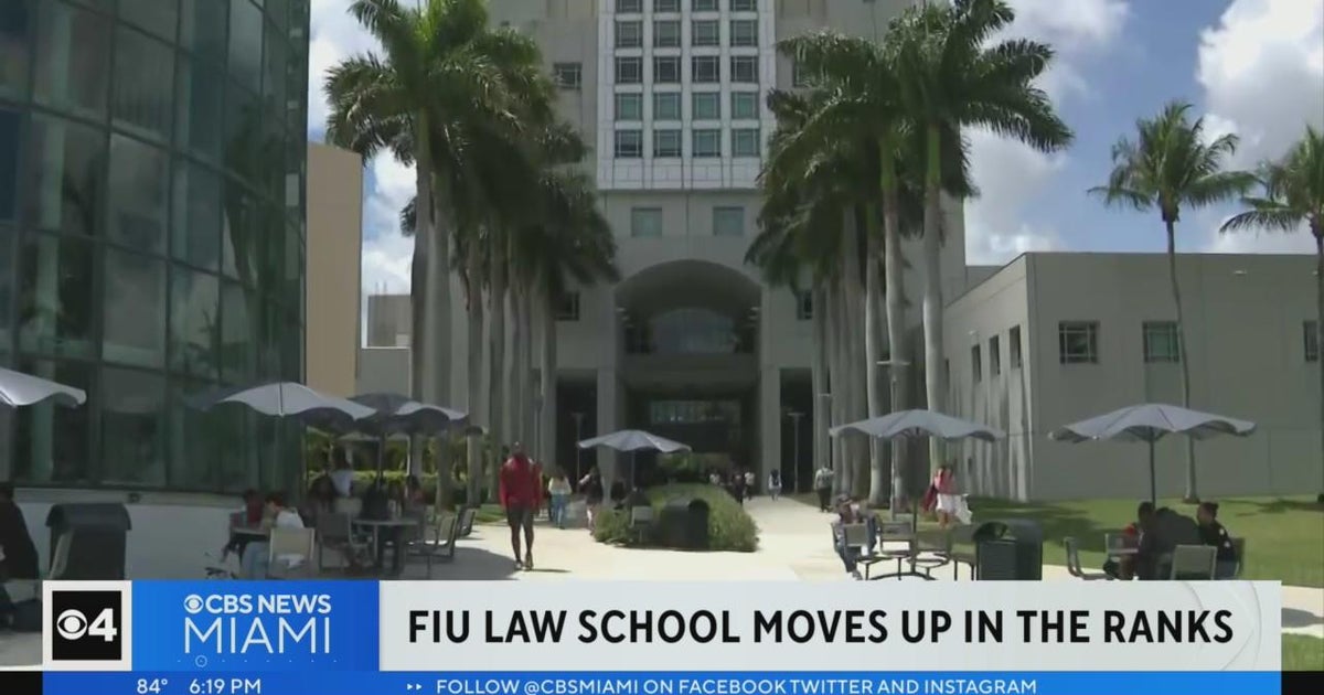 FIU Law School moves up in the ranks - CBS Miami