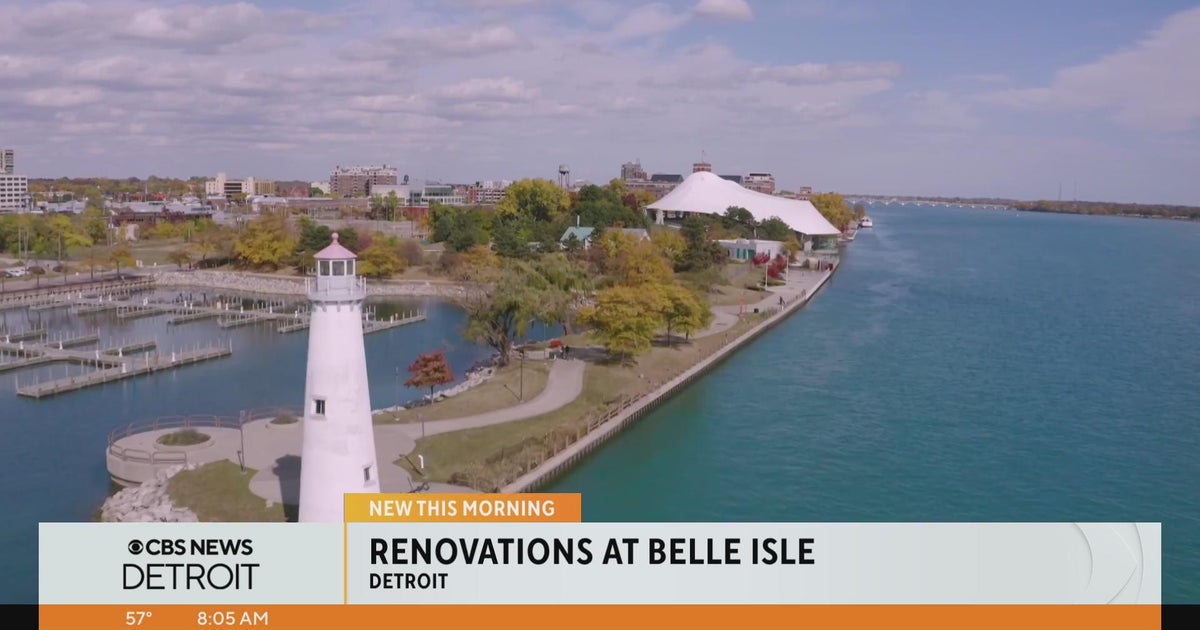 Renovations underway on Belle Isle - CBS Detroit