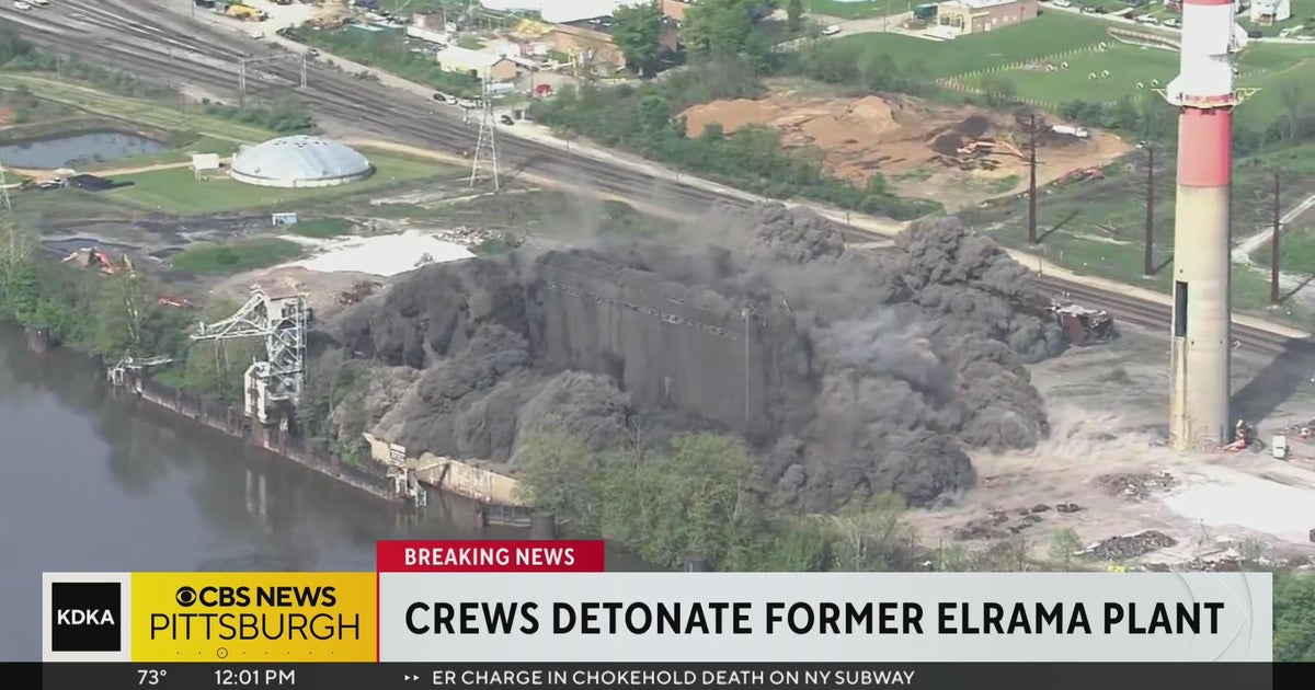 Elrama plant destroyed - CBS Pittsburgh