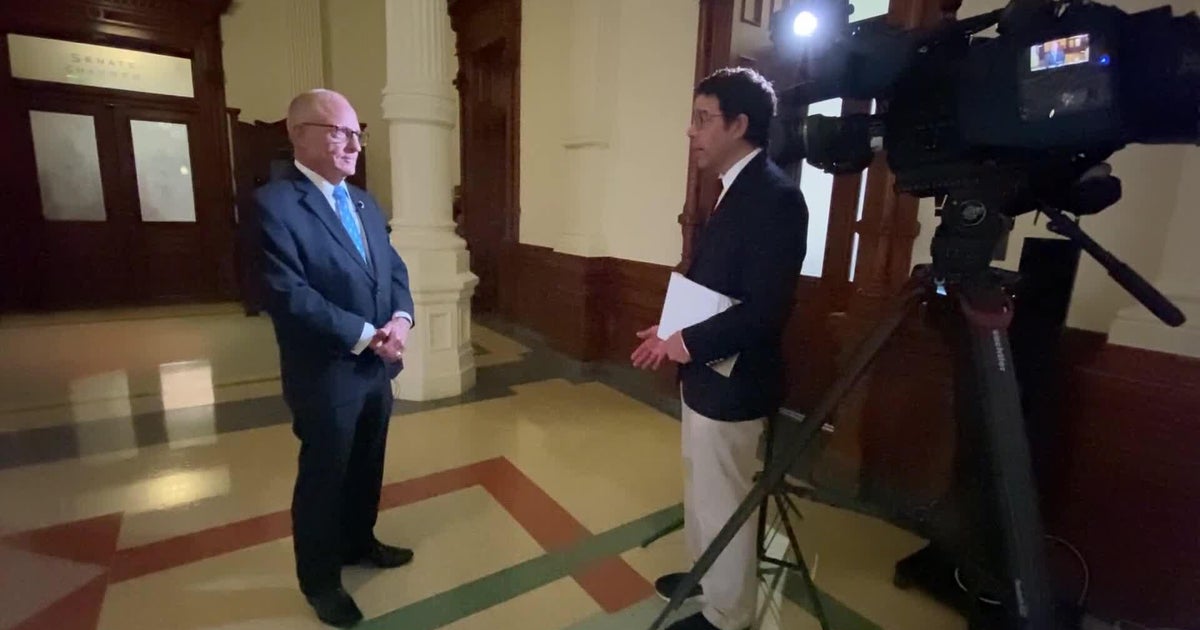 State Sen. Bob Hall talks about the gun control debate in Texas - CBS Texas