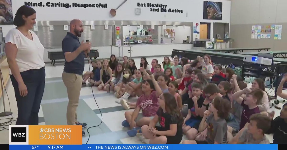 WBZ Next Weather School Field Trip: Clough Elementary School in Mendon ...