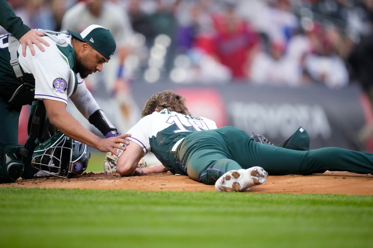 Rockies' Feltner released from hospital after skull fracture ...