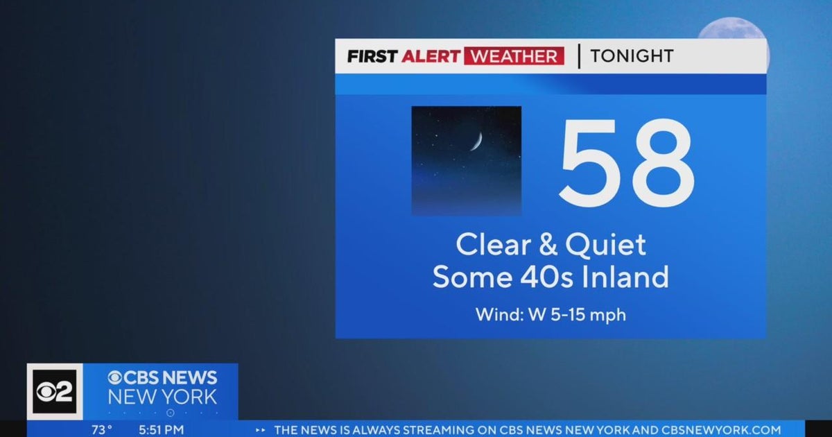 First Alert Weather: CBS2's Monday evening update - 5/15/23 - CBS New York