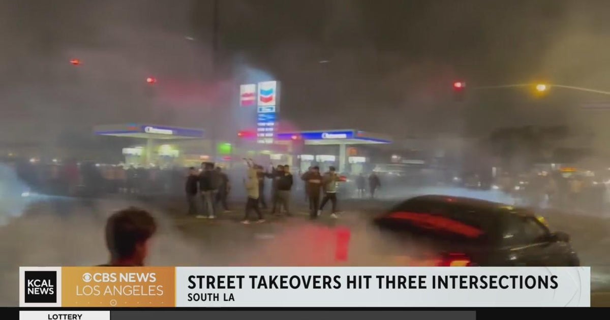 L.A. 'street takeovers' continue overnight at 3 locations - CBS Los Angeles