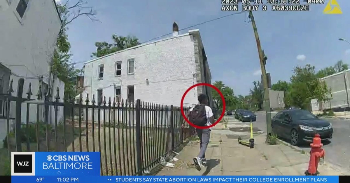Baltimore Police Release Body Camera Video Of Officer Shooting Teenager