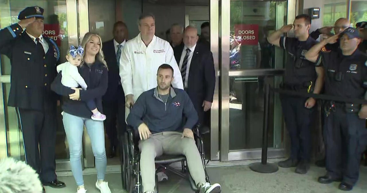 Suffolk County Police Officer Michael Lafauci Released From Hospital Following Coram Shooting