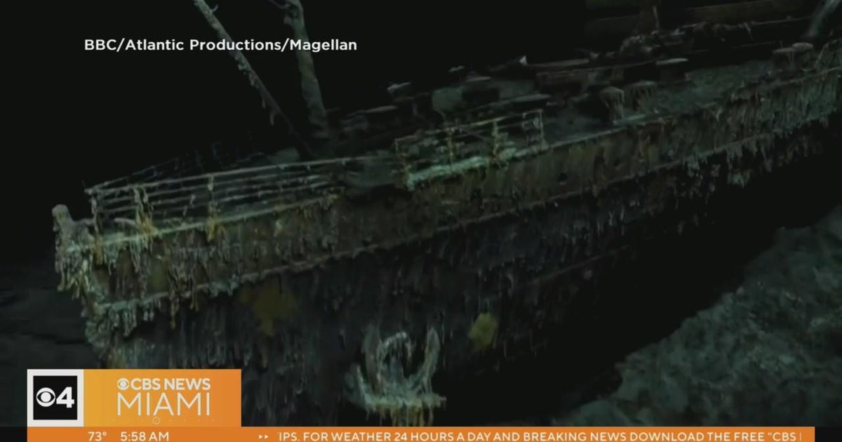New 3D scan of Titanic wreckage - CBS Miami