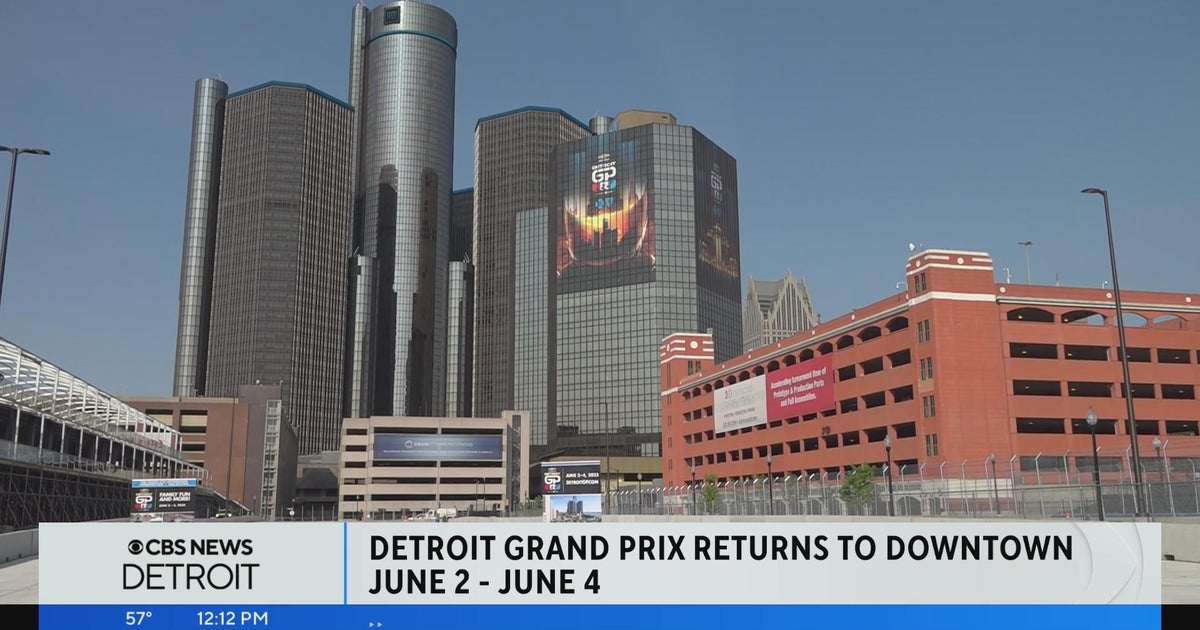 Detroit Grand Prix returns to the streets of Detroit June 2-4 - CBS Detroit