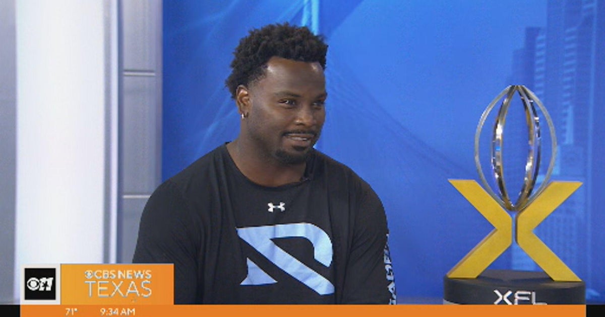 Arlington Renegades running back on XFL Championship - CBS Texas