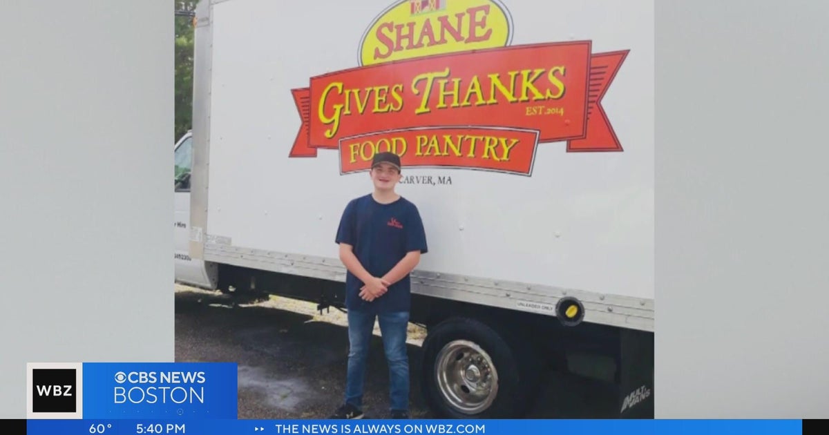 Shane McColgan, Carver boy who opened food pantry that serves thousands ...