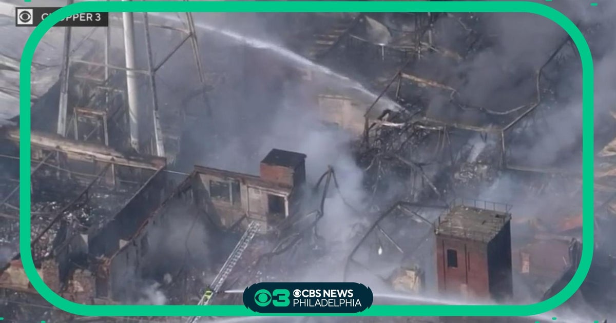 Roads still closed near Hamilton Township warehouse fire - CBS Philadelphia