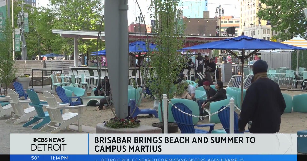 "The Beach" opens for new season in downtown Detroit at Campus Martius ...