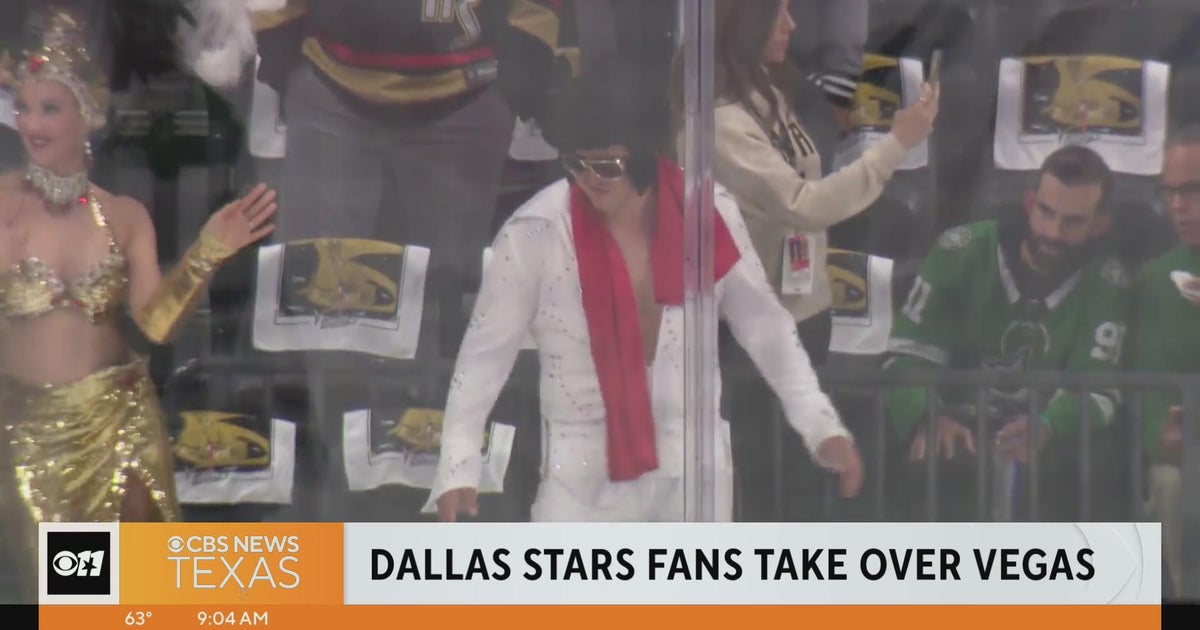 Dallas Stars fans take over Las Vegas - CBS Texas