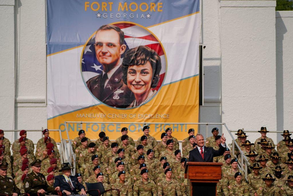 Defense Department changes Fort Moore's name back to Fort Benning - CBS ...