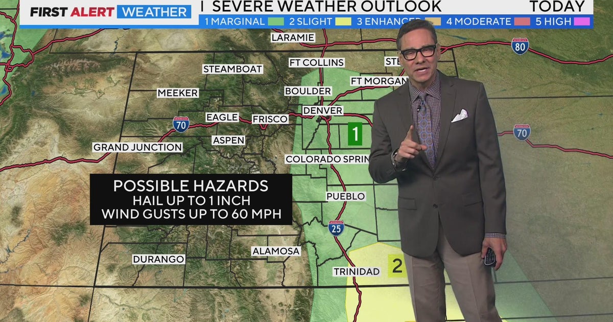 Severe storms possible - CBS Colorado