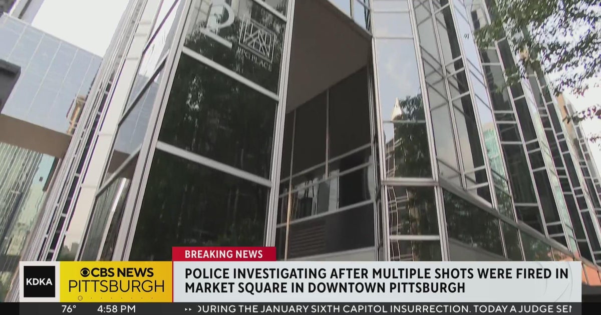 Shots fired near Market Square in Downtown Pittsburgh, no one hit - CBS ...