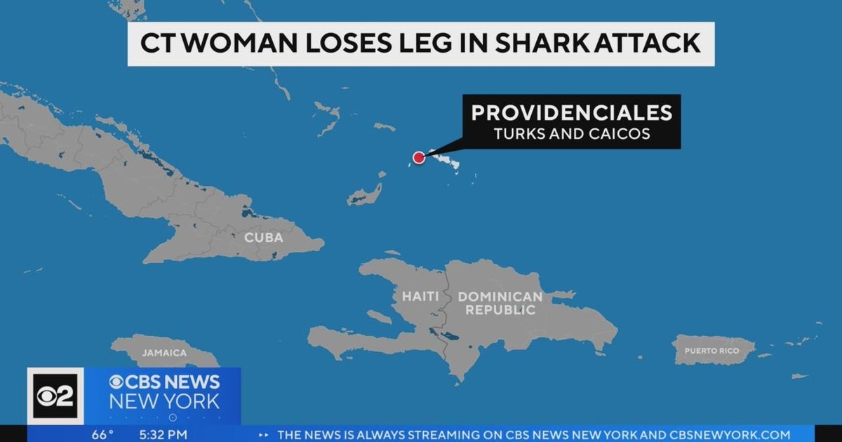 Connecticut woman severely injured from shark attack - CBS New York