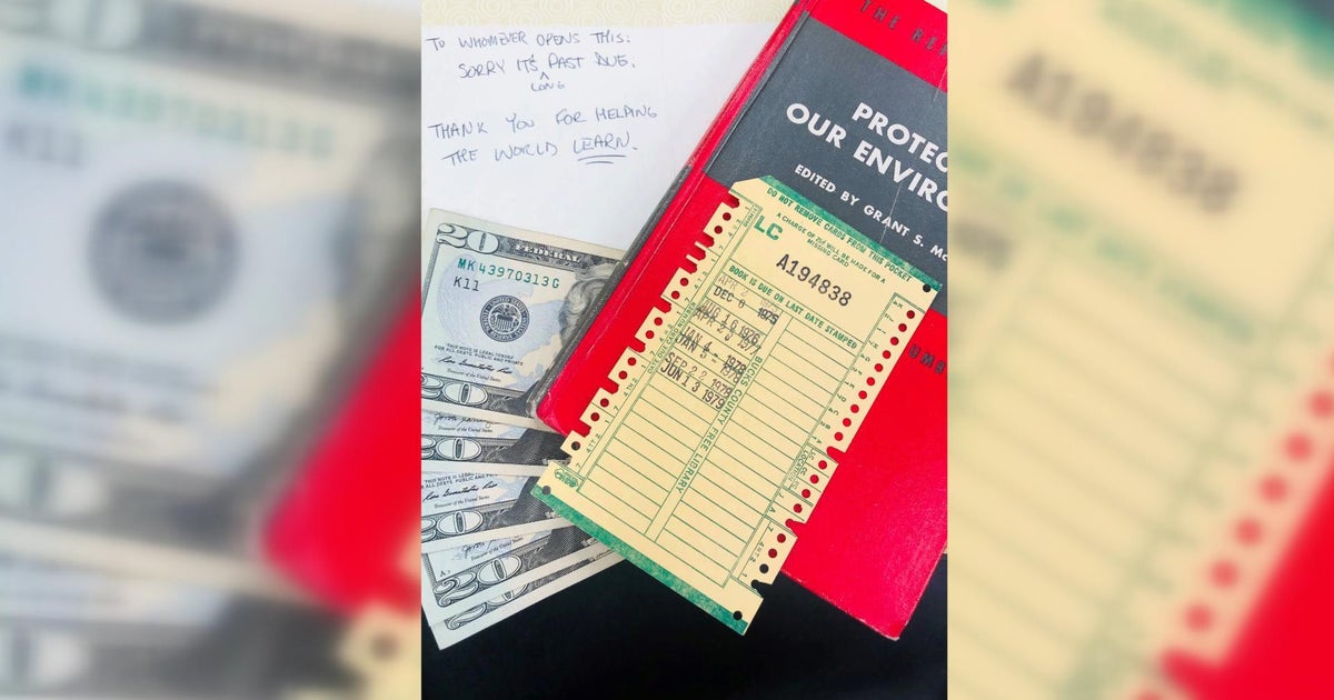 Book returned to Bucks County Free Library 44 years later - CBS ...