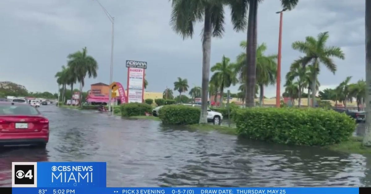 Stormy weather leads to flooding - CBS Miami