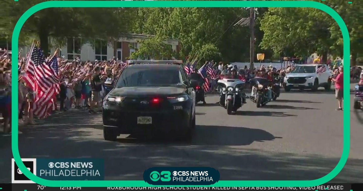 Celebration held in Marlton, New Jersey to welcome home Marine Sgt ...