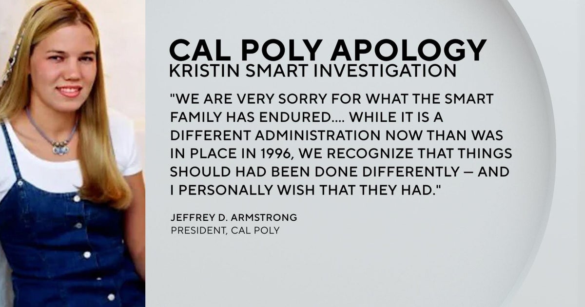 Cal Poly issues apology to Kristin Smart's family, 27 years to the day ...
