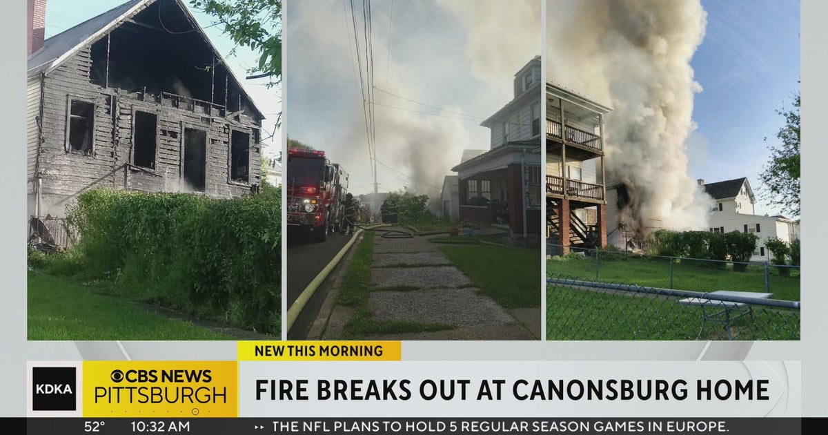 Fire breaks out at Canonsburg home - CBS Pittsburgh