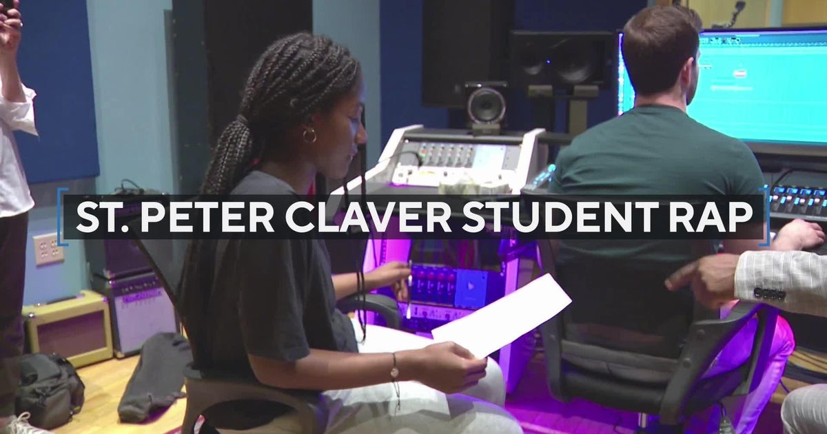 Students at St. Peter Claver create rap song - CBS Minnesota