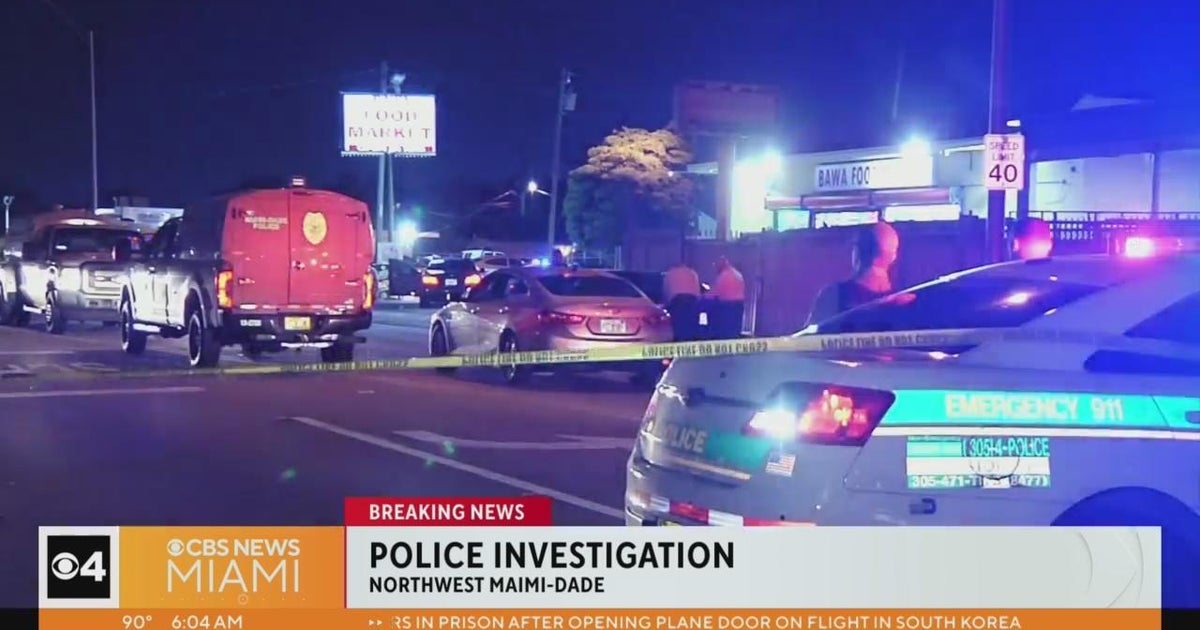 Deadly double shooting in Miami-Dade - CBS Miami