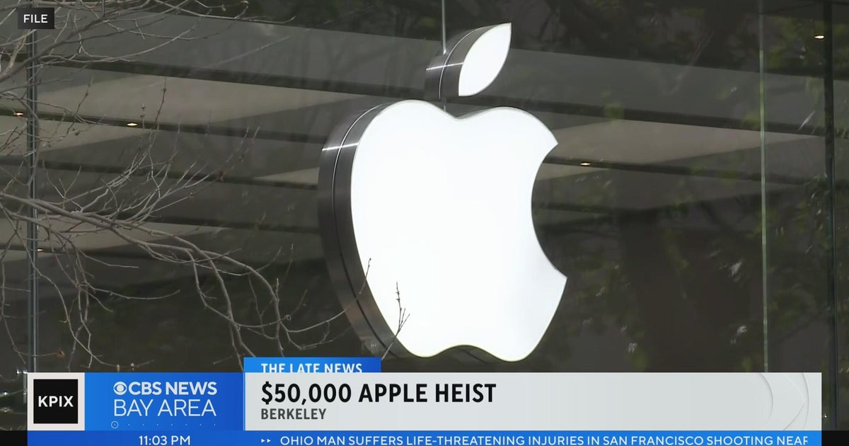 Brazen thieves rip off Berkeley Apple store - CBS San Francisco