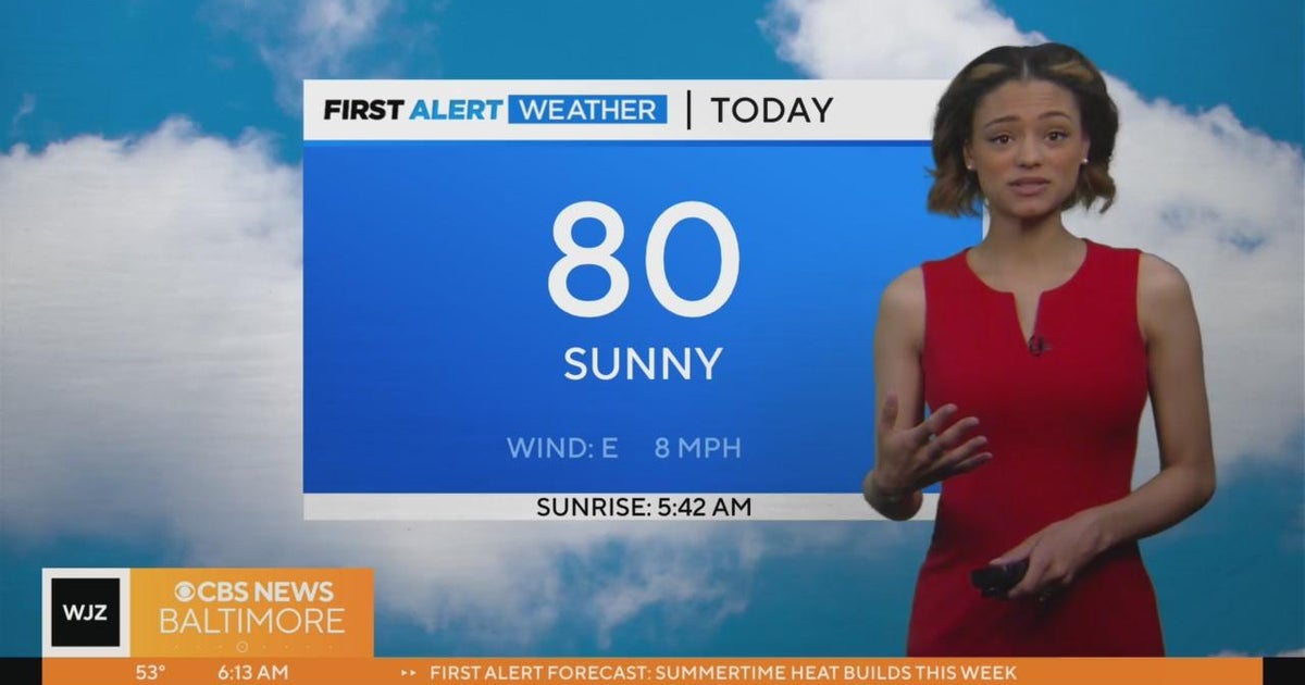 Meteorologist Abigail Degler has your Wednesday morning forecast 5/31/23 - CBS Baltimore