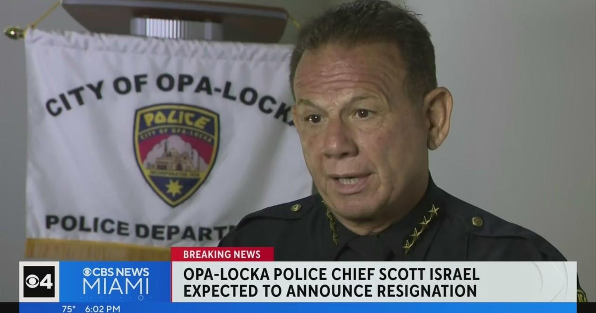 Scott Israel steps down as Opa-locka police chief - CBS Miami