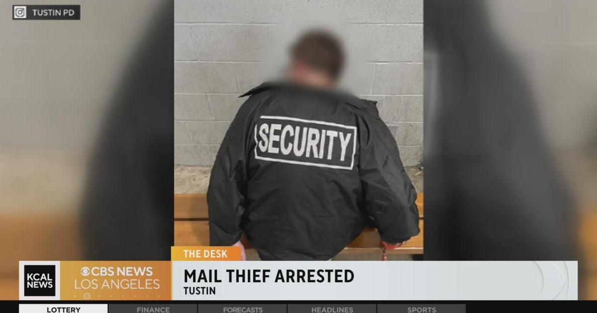 Tustin "Mr. Security" mail theft arrested - CBS Los Angeles