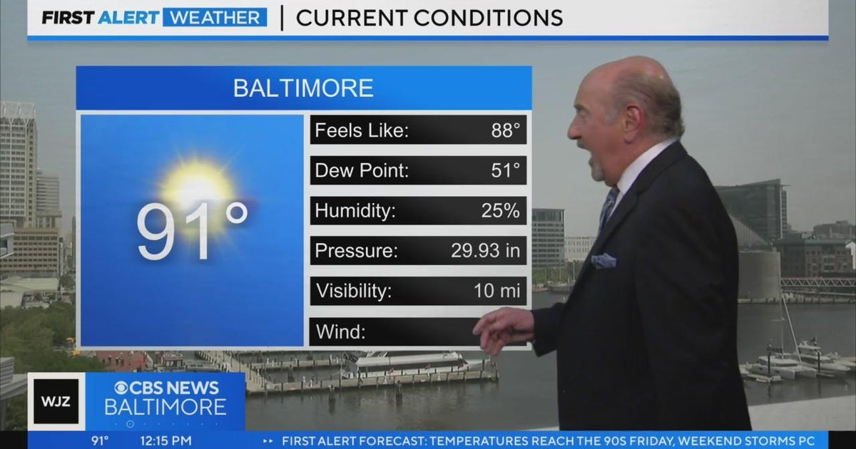 Marty Bass has your Friday afternoon forecast (6/2/2023) - CBS Baltimore