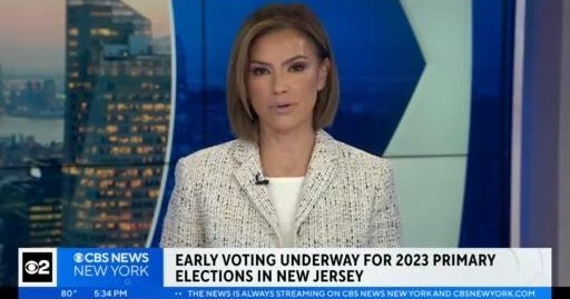 Early Voting Underway For 2023 Primary Elections In New Jersey Cbs