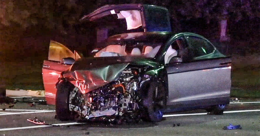 Raw Video: Fiery injury crash in Danville - CBS San Francisco