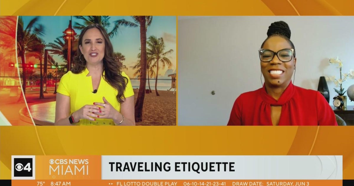 Etiquette expert Jackie Vernon-Thompson provides advice on airplane ...