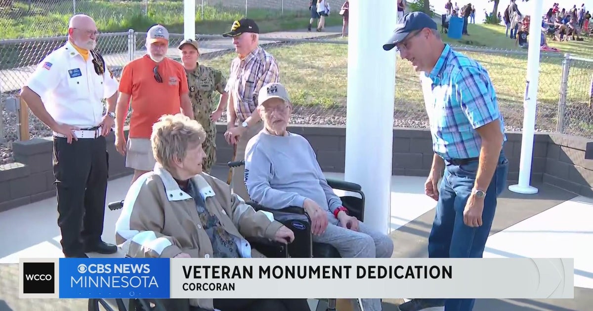 New monument dedicated at Corcoran Lions Park - CBS Minnesota