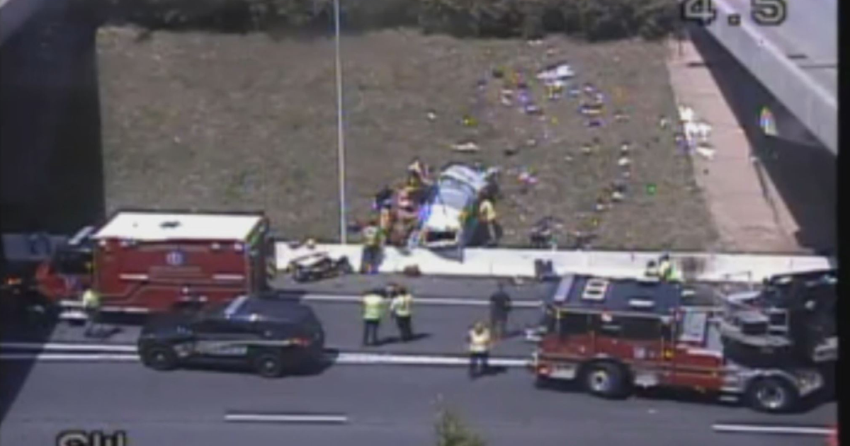 Police on scene after car drives off overpass at Route 295 in Baltimore ...