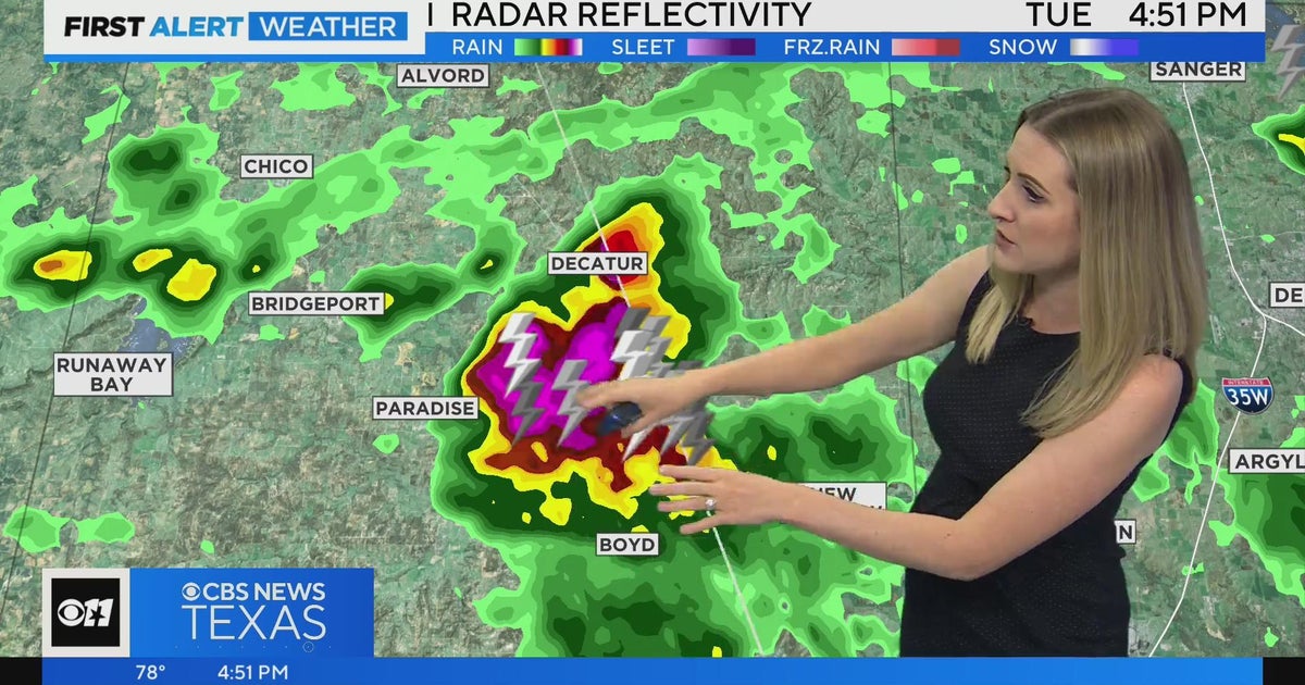 Storms developing over North Texas - CBS Texas