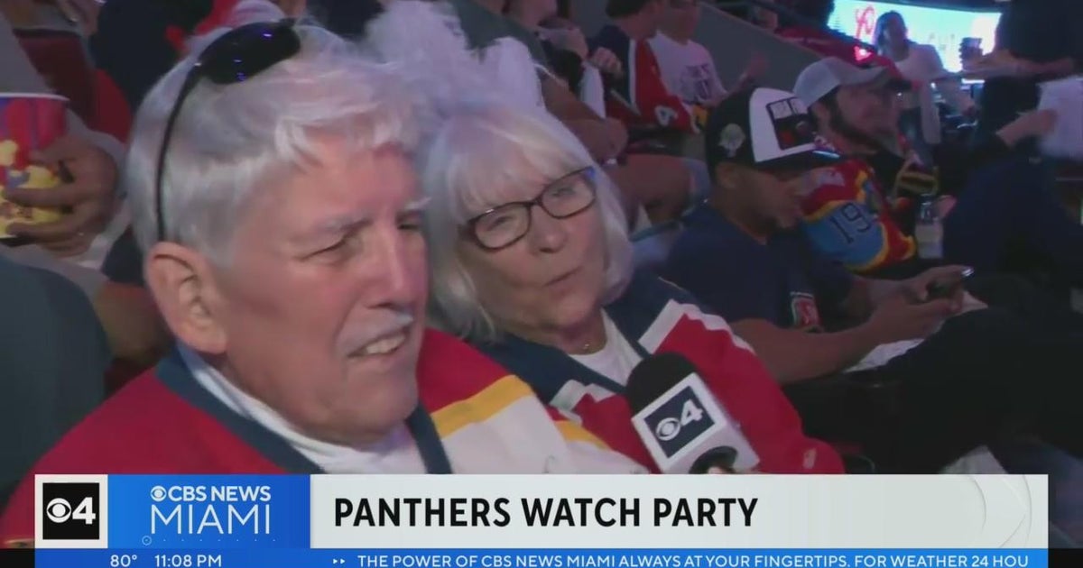 Not much to cheer about at Panthers watch party - CBS Miami