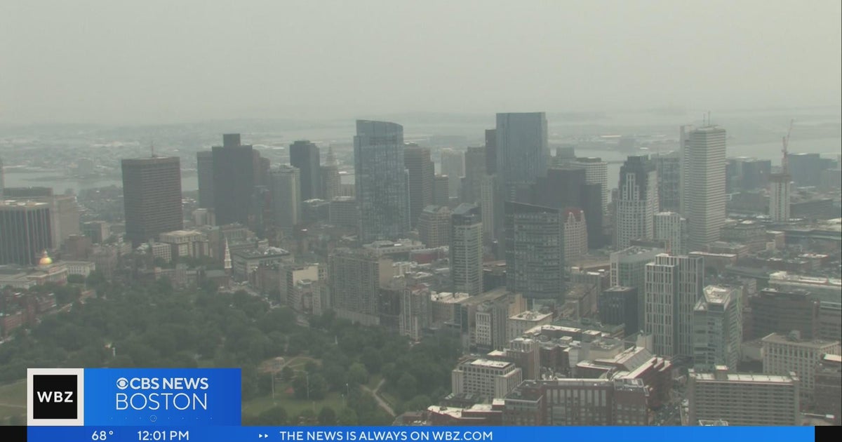Wildfires in Canada lead to air quality alert in Massachusetts - CBS Boston