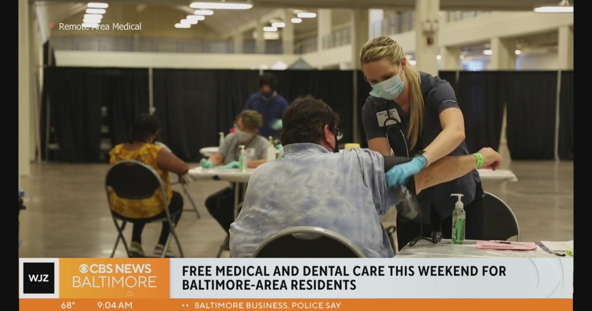 Weekend pop-up brings free medical, dental services to Baltimore - CBS ...
