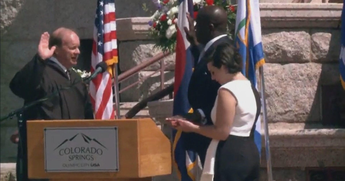 Yemi Mobolade sworn in as Colorado Springs first Black and immigrant ...