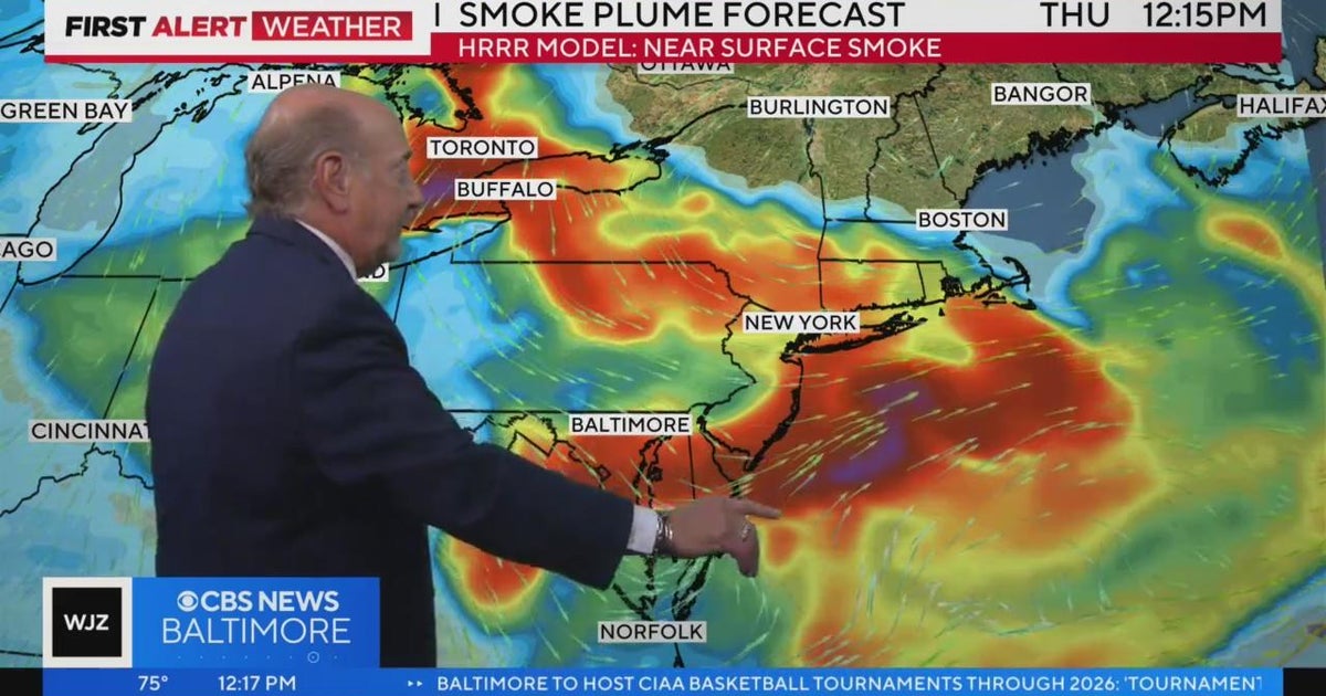 Marty Bass has your Thursday afternoon forecast 6/8 - CBS Baltimore