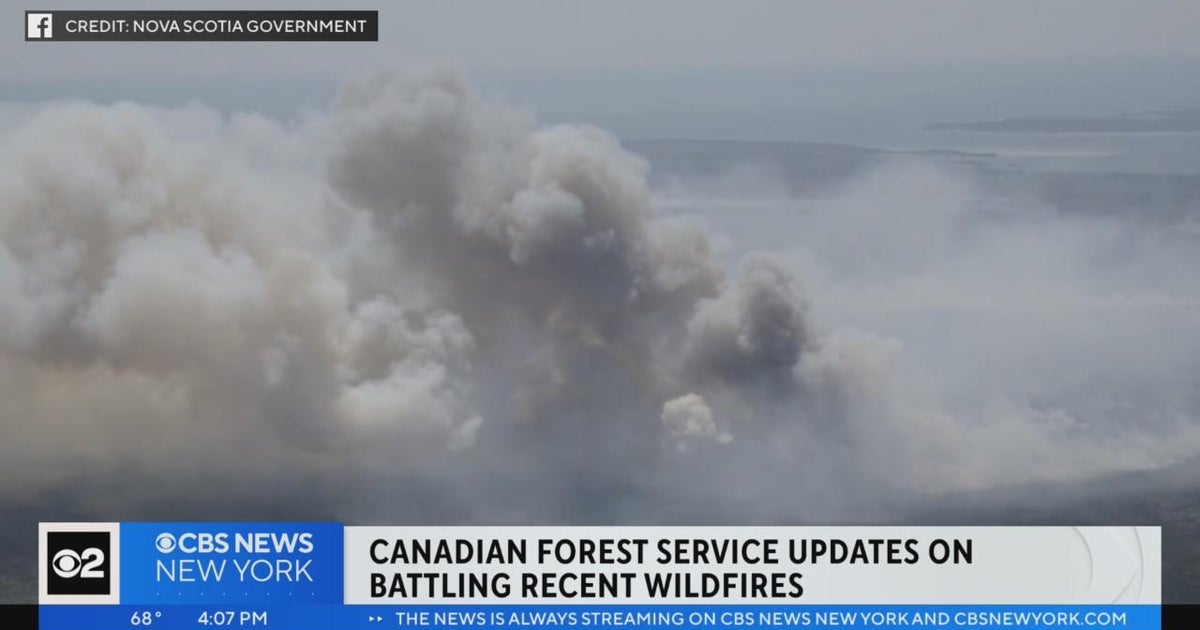 Canadian Forest Service updates on battling recent wildfires - CBS New York