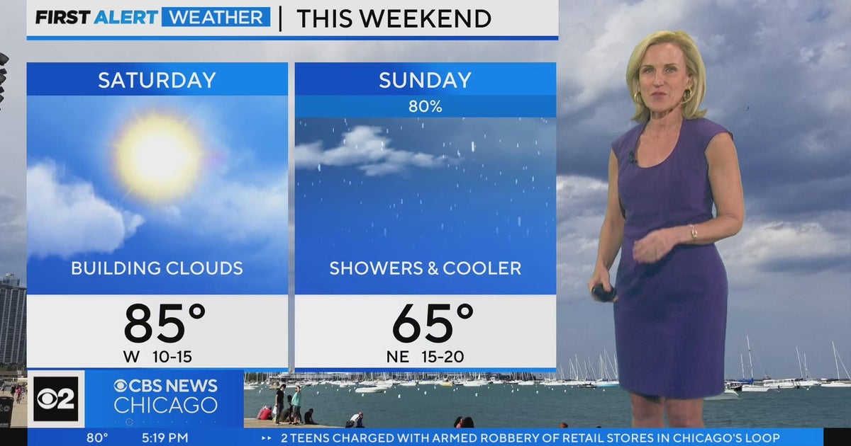 Chicago First Alert Weather: Half dry, half wet - CBS Chicago