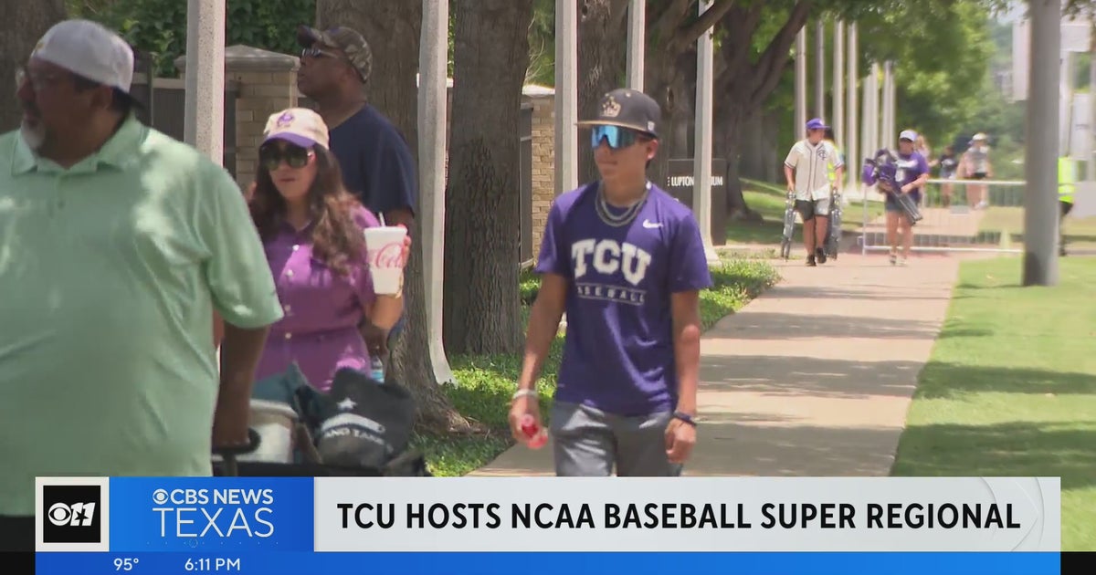 TCU hosts NCAA baseball Super Regional - CBS Texas