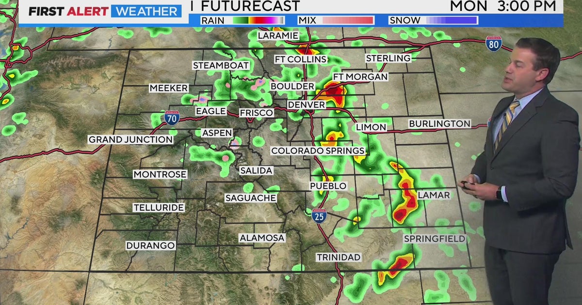 Wet and unusually cool weather continue into Tuesday - CBS Colorado