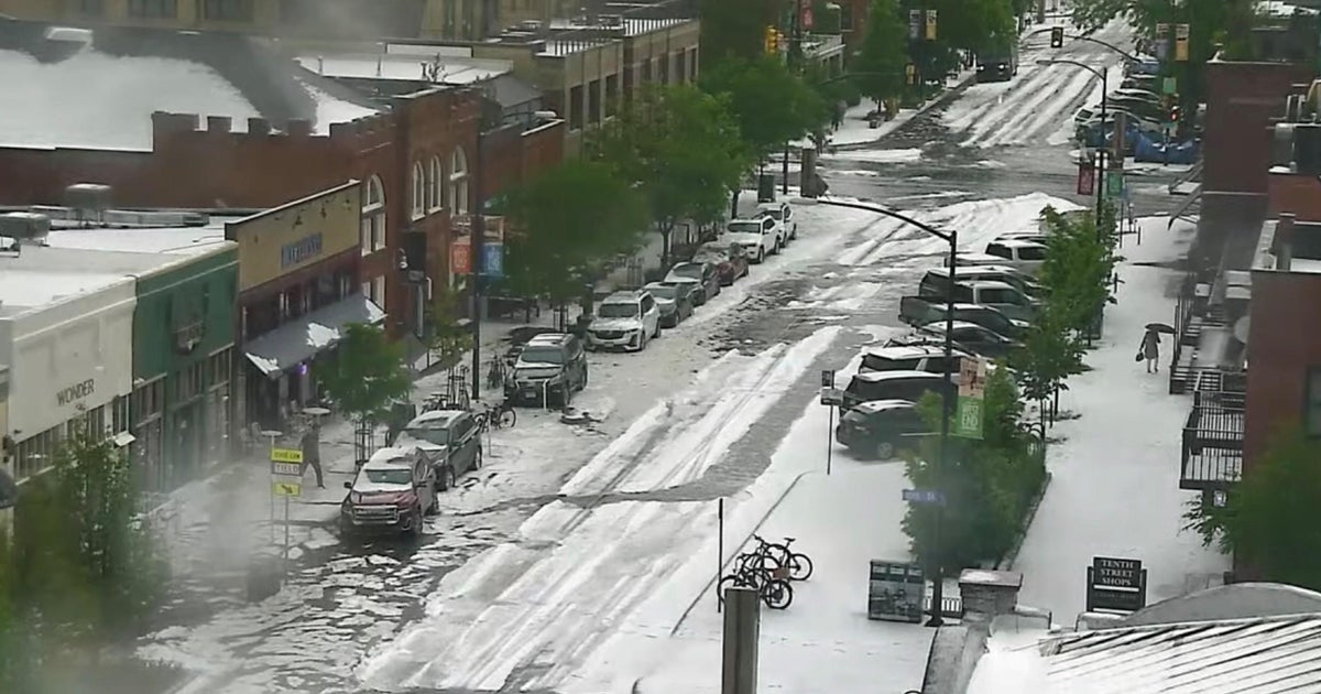 Boulder, Elbert Counties experience hail, heavy rain and flooding - CBS ...