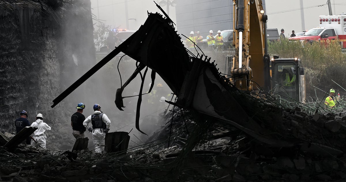 I-95 collapse rescue teams find human remains in wreckage of tanker ...